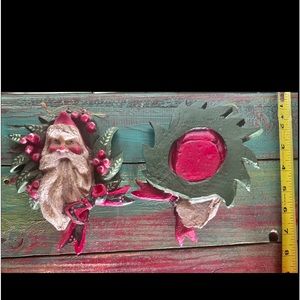 House Of Hatten | Holiday | House Of Hatten Folk Art Santa Claus Holly ...